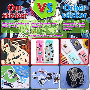 Arme Large Anime Stickers Mixed Pack,600Pcs Mixed With Classic Anime Theme Sticker Pack,Vinyl Waterproof Stickers and Decals for Bottles, Laptops, Skateboards&Notebooks, Stickers for Adults&Kids&teens