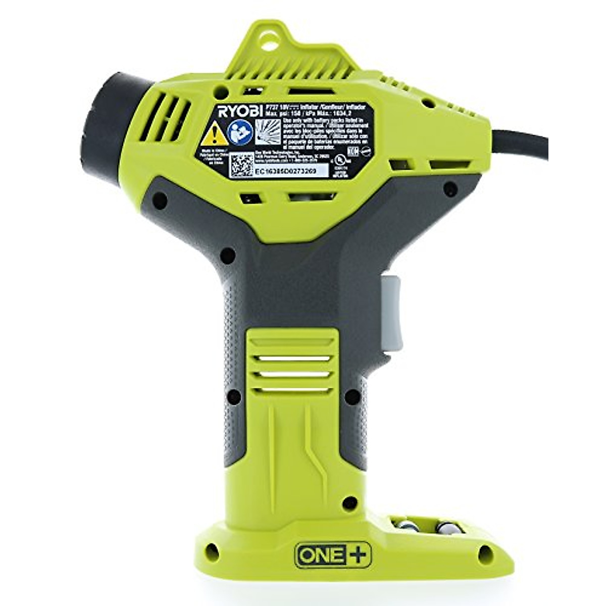 RYOBI P737 18-Volt ONE+ Portable Cordless Power Inflator for Tires (Battery Not Included, Power Tool Only)