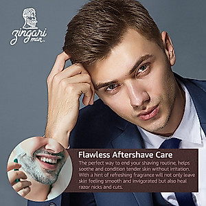 Zingari Man - The Watchman Recovery Splash - Mens Skin Care Aftershave Products - Moisturizer and Body Lotion Wash - Hydration Primer With Cologne and Oil Blend - Sensitive Shaving Treatment