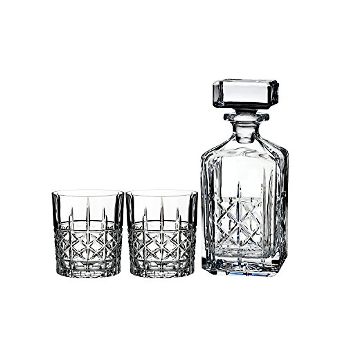 Marquis By Waterford Brady Decanter, 3 Piece Set