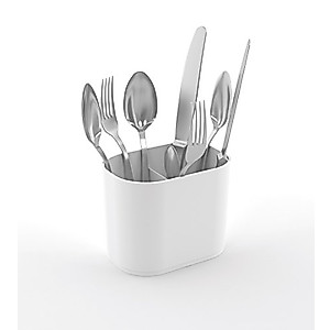 Joseph Joseph 85040 Extend Expandable Dish Drying Rack and Drainboard Set Foldaway Integrated Spout Drainer Removable Steel Rack and Cutlery Holder, Gray