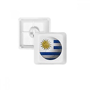 DIYthinker Uruguay National Flag Soccer Football Keycap Mechanical Keyboard PBT Gaming Upgrade Kit