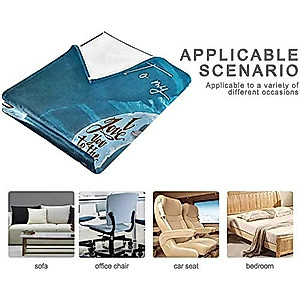 Blanket Personalized to My Wife Wolf from Husband Customized Wolf Couple I Love You Forever and Always Soft Warm Light Weight Fleece Couch Sofa Bedroom Gifts for Christmas Birthday