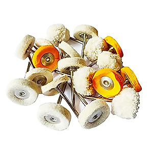 78 Pcs Polishing Buffing Wheel Set for Dremel Polishing Kit Felt Wool Cotton 1/8inch Shank Pad Rotary Tool Accessories