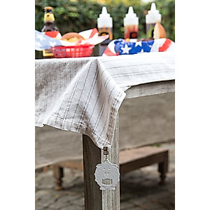 Outset 76220 Tablecloth Weights with Bottle Opener, Barnyard Animals, Set of 4, 2 x 3.75 x 0.25 inches