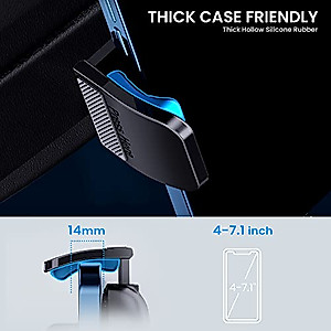 Phone Mount for Car Phone Mount [Military-Grade Super Suction] Phone Holder Car Mount for iPhone Automobile Cell Phone Accessories For Dashboard Windshield Air Vent Fit All iPhone Android Smartphones