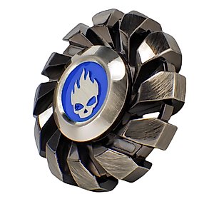 YIJO Fidget Spinners, Metal Fidget Toys, Silver Fidget Spinners for Kids and Adults Named Shadow Silver Could Glow in The Dark