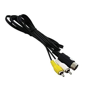 OSTENT AV RCA Audio Video TV Adapter Cable for Sega Genesis 1 Mega Drive Master System