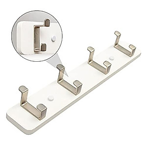 Cabilock Hat Hanger 1 Set Towel Bedroom Hanging Hangers Hat Khaki for Use Rack Duty White Wall Hanger Bathroom Heavy Key Kitchen Self Coat Wooden Hook Clothes Dorm Hooks Mounted Ceiling Ceiling Hook