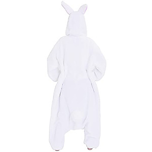 SAZAC Fluffy Rabbit Kigurumi - Onesie Jumpsuit Halloween Costume