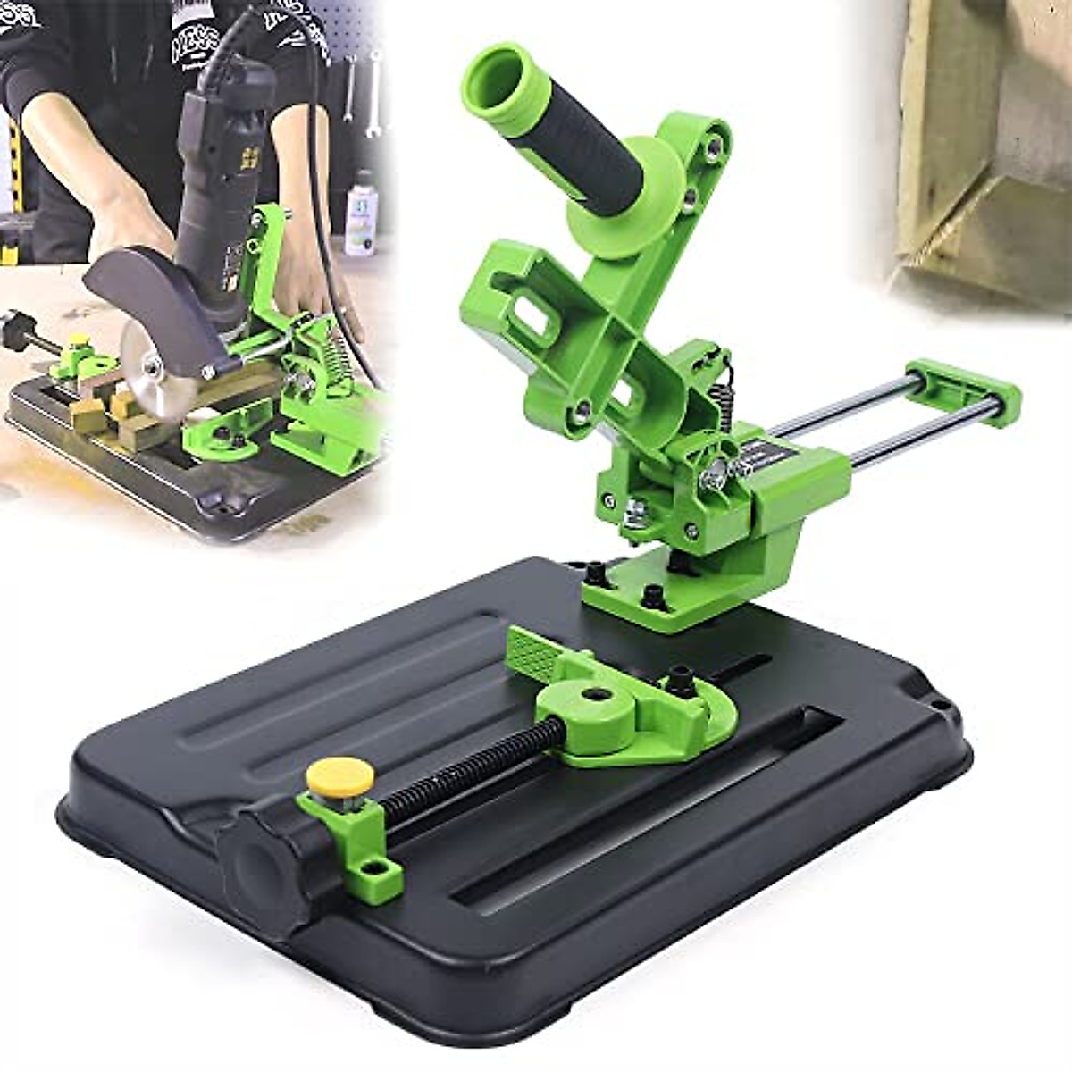 Angle Grinder Holder, GDAE10 DIY Fixed Universal Bracket Polishing Machine ConversionTable Saw Multifunctional Cutting Stand Grinding Support Power Tool Accessories for 100/125 Grinders 0-45 Degree