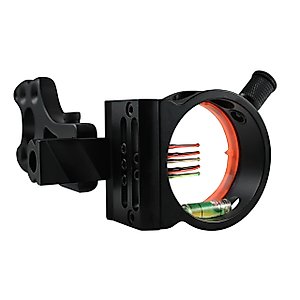 Dead Ringer Starvation 5 Pen Bow Sight | Aluminum Frame Sight With Light and Glow in the Dark Top Pen