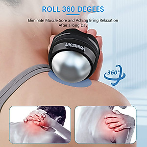 Ice Roller Ball, Cryosphere Cold Massage Roller Ball, Hot/Cold Therapy, Myofascial Release, Muscle Recovery, Trigger Point & Deep Tissue Muscle Relief, for Neck, Back, Shoulders, Arms, Legs, Foot etc