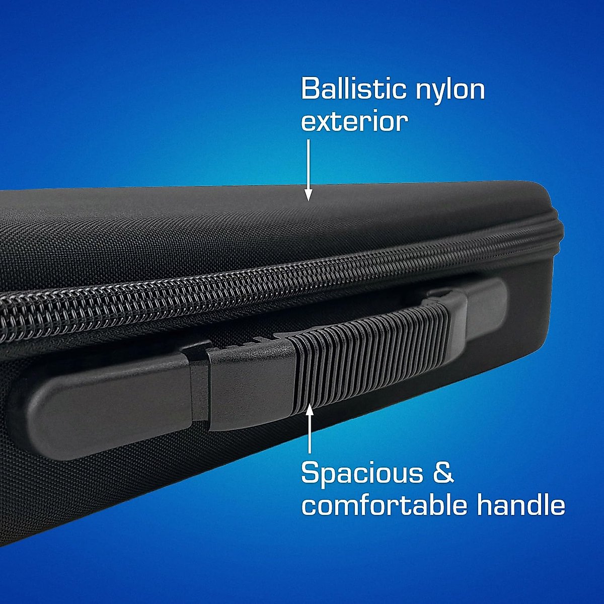 ANALOG CASES Shure SM7B / MV7 Case - Custom-Fitted Compact PULSE Hard Case for Travel