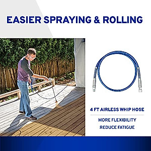 Graco 247338 3/16" Hose Whip, 4'