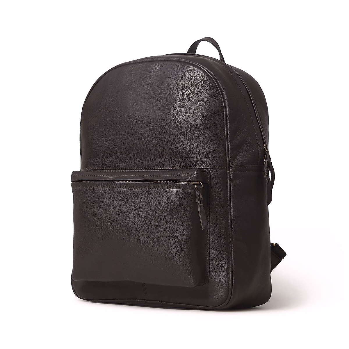 ADYAN Leather Backpack Bag for Men and Women (Brown)