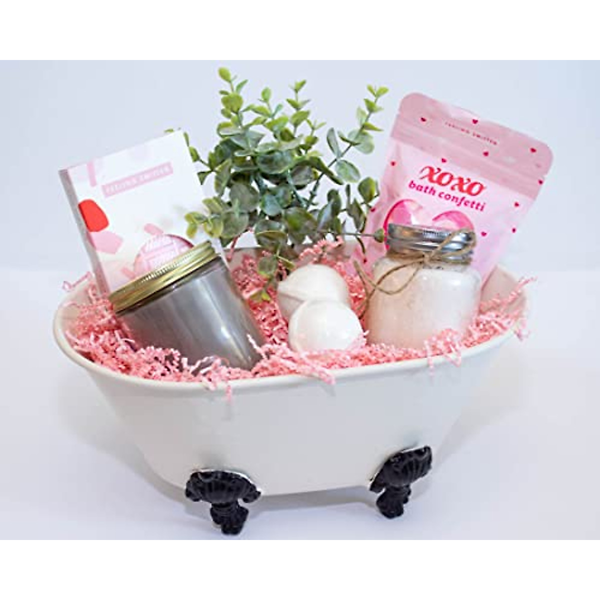 MagicWater Supply Soft & Thin Cut Crinkle Paper Shred Filler (1 LB) for Gift Wrapping & Basket Filling - Pink