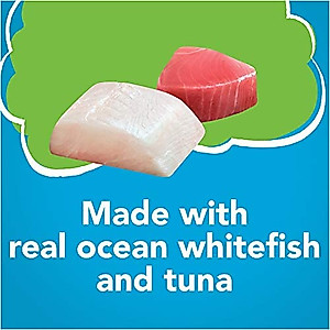 Purina Friskies Pate Wet Cat Food, Ocean Whitefish Tuna, 5.5 OZ Cans (12-Count)