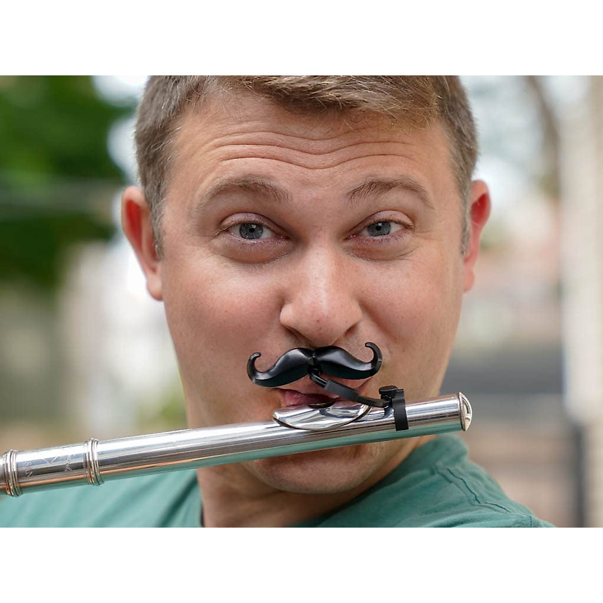 Flute-stache - The Original Clip-on mustache for Flute by Brasstache