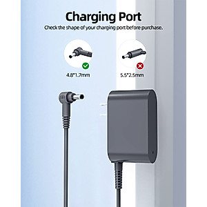 30.45V Replacement for Dyson V10 V11 Charger - (Fit for Dyson V12 V15 SV22 SV20 SV14 SV12 969350 217160 Cordless Vacuum Charging Power Cord)