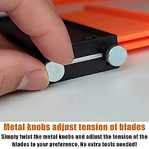 Catter Tools COPYCATTER Contour Gauge Tool - Professional Grade - (10" + 5" set) with Metal Lock + Tension Knobs - Instant Shape Tool - Profile Tool - Duplicate odd trim, flooring + more!