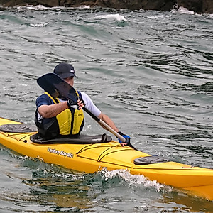 FitsT4 Sports Kayaking Gloves 3/4 or Full Finger Padded Palm Fingerless Gloves for Men Women Youth Perfect for Sailing Paddling Canoeing Boating Workout Rowing SUP and Other Water Sports