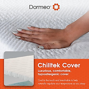 Dormeo Recovery 10" Twin Mattress with Signature Recovery Foam™ and Pressure Relieving OctaspringⓇ Technology, Medium Firm -75” L x 38” W x 10” H