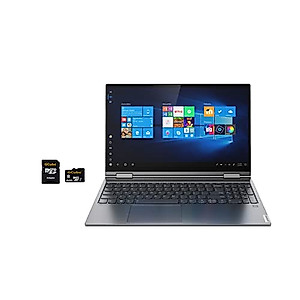 2021 Newest Lenovo Yoga C740 2-in-1 15.6" Touch Screen Laptop, Intel Quad-Core i5-10210U, 8GB DDR4, 512GB SSD + 32GB Optane, Backlit Keyboard, Fingerprint Reader, Windows 10, GCube 64GB Micro SD Card