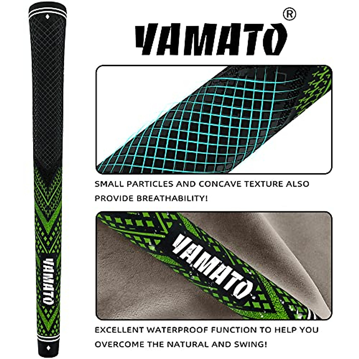 Yamato Innovative Golf Grips 13 Pack Midsize/Standardsize Golf Club Grips, All-Weather Firm Control And High Performance Grips Provides Superior Comfort And Responsiveness,4 colors Available