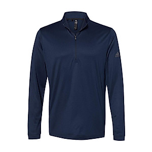 Adidas Lightweight Quarter-Zip Pullover L Collegiate Navy
