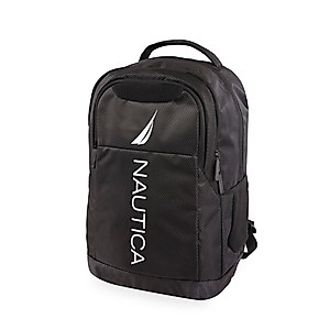 Nautica Armada Laptop Backpack, Black, One Size