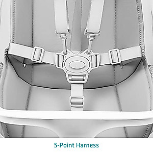 Munchkin® 360° Cloud™ Baby High Chair with Clear Seat and 360° Swivel