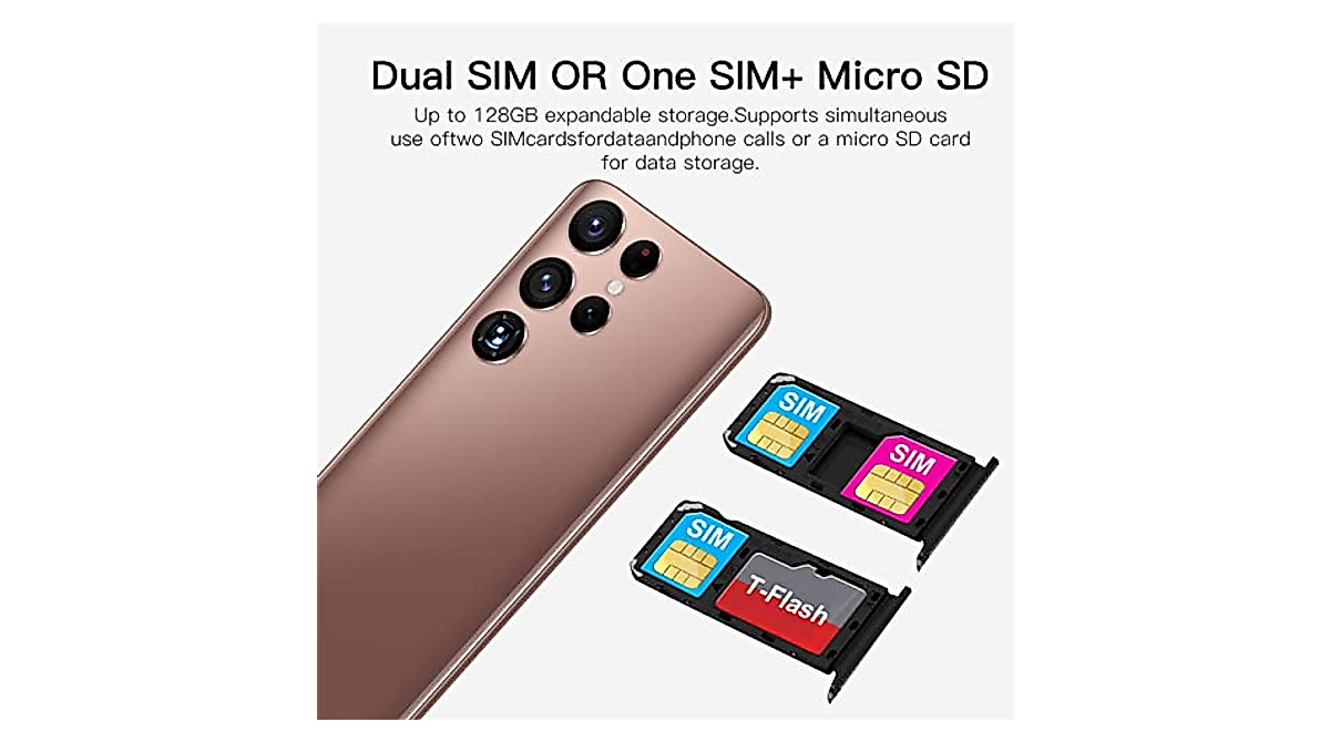 Unlocked Cell Phone - 6.3" HD Touch Screen Smartphone