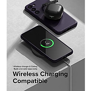 Ringke Onyx [Feels Good in The Hand] Compatible with Samsung Galaxy S23 Plus Case, Anti-Fingerprint Technology Prevents Oily Smudges Non-Slip Enhanced Grip Precise Cutouts for Camera - Deep Purple
