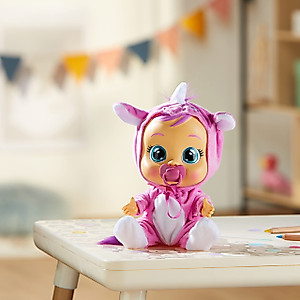 Cry Babies Sasha The Rhino Baby Doll, Amazon Exclusive, Pink
