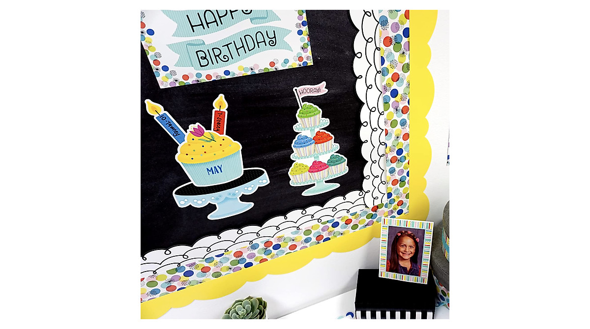 Color Pop Birthday Bulletin Board - Creative Teaching Press