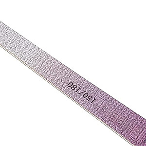 20pcs 150/180 Grit Nail Files, Professional Double Sided Emery Boards Nail Buffering File Manicure Tool for Home Salon (Purple)