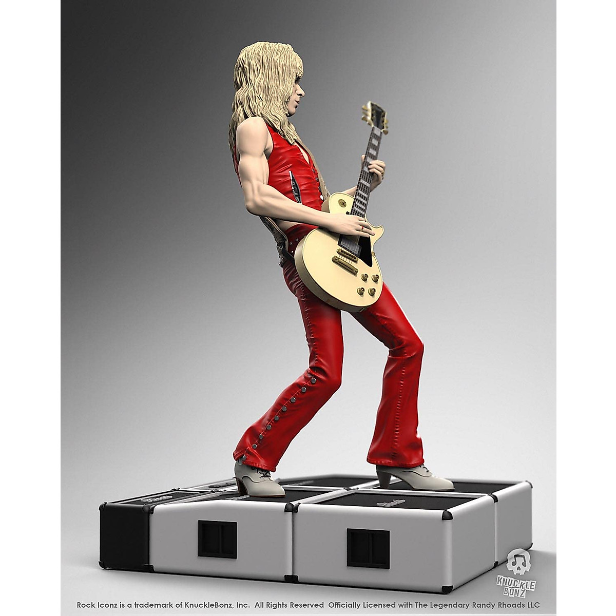 Knucklebonz - Randy Rhoads III Limited Edition Collectible Statue (only 3000 Created) - Rock Iconz, Officially Licensed, Includes CoA