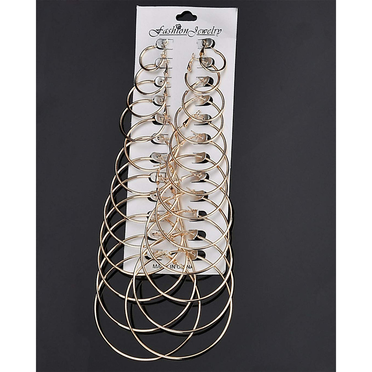 Ofeiyaa 57 Pairs Assorted Multiple Stud Hoop Earrings for Women Crystal Pearl Stud Earrings Set