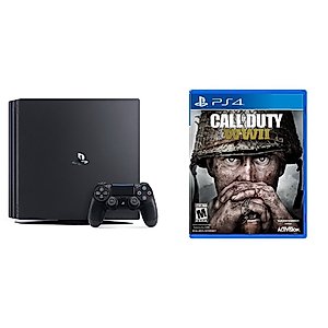 PlayStation 4 Pro 1 TB Console + Call of Duty: WWII - PlayStation 4 Standard Edition