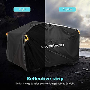 NEVERLAND ATV Cover Waterproof Heavy Duty XXXL Universal Quad Cover Outdoor Storage Cover 4 Wheeler Rain Cover All Weather for Polaris Sportsman Yamaha Honda Kawasaki Quad Bike