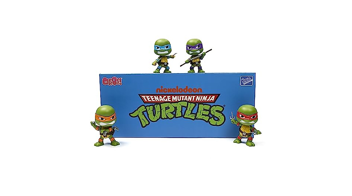 Limited Edition TMNT CheeBee 3-Inch Turtles 4-Pack