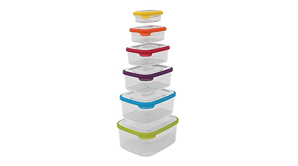 Joseph Joseph Nest Food Storage Containers Set - Airtight & Space-Saving