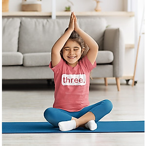 3rd Birthday Girl Outfit 3 Year Old Girls Shirt Three Shirts 3t Toddler Third (White on Mauve, 3 Years)