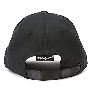 Karl Lagerfeld Paris Men's Kocktail Karl Head Logo on The Side Patch Cap, Black_Varsity