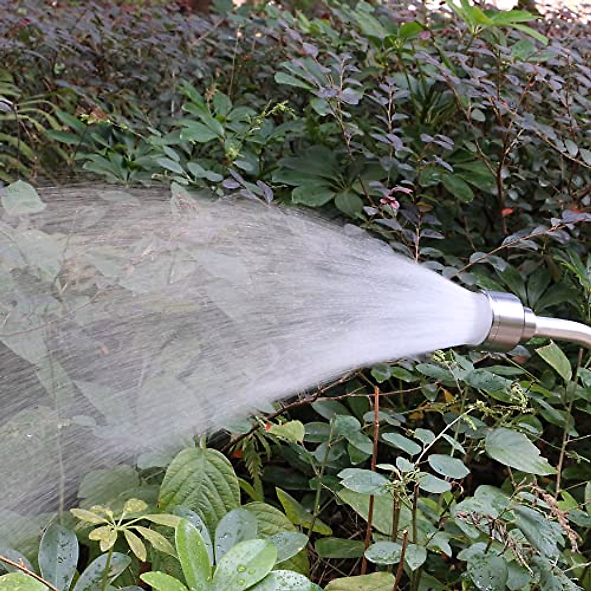 STYDDI 18-inch Soft Rain Watering Wand with Shut Off Valve, Lightweight and Durable Metal Gentle Watering Wand Perfect for Hanging Baskets, Planters, Garden, Shrubs and Seedbed