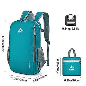 G4Free 16L Lightweight Hiking Daypack Packable Small Backpack Water Resistant Shoulder Bag for Travel Outdoor Men Women