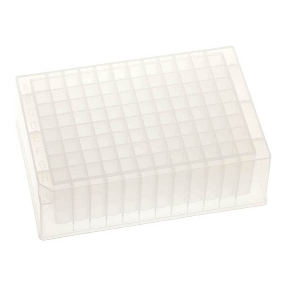 CELLTREAT 229574 96 Deep Well Storage Plate, 2.0 mL, Square Well, V-Bottom, Non-Sterile, 12.77 cm L, 4.4 cm H, 8.54 cm W, Polypropylene (Pack of 25)