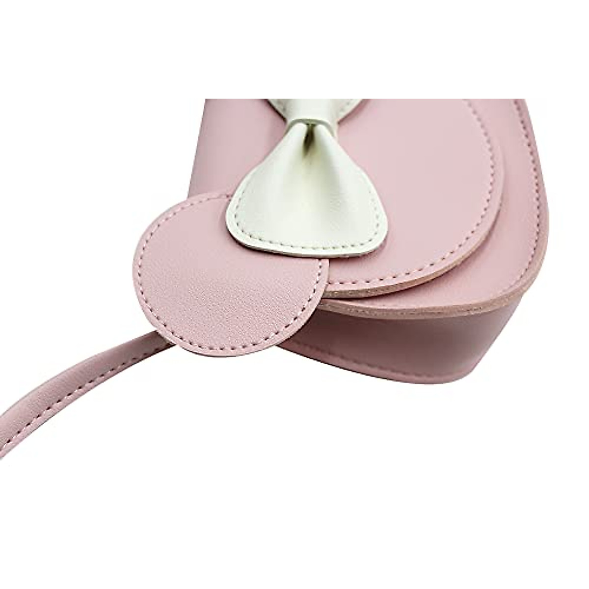 Bolley Joss Crossbody Purse Bowknot Shoulder Bag Handbag Little Girl's Cute Purse with Cartoon Mouse Ears