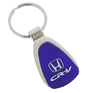 Au-TOMOTIVE GOLD Tear Drop Key Chain for Honda CR-V (Blue)